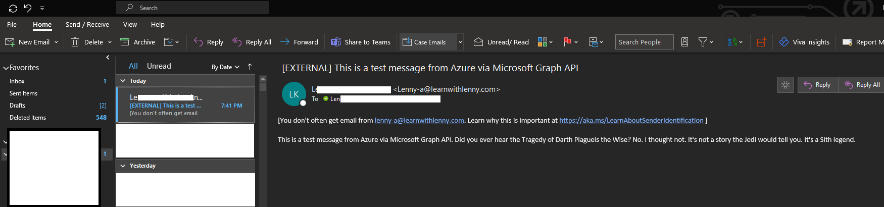 How to send email message in Azure Runbook using the Graph API – Walkthrough and sample.