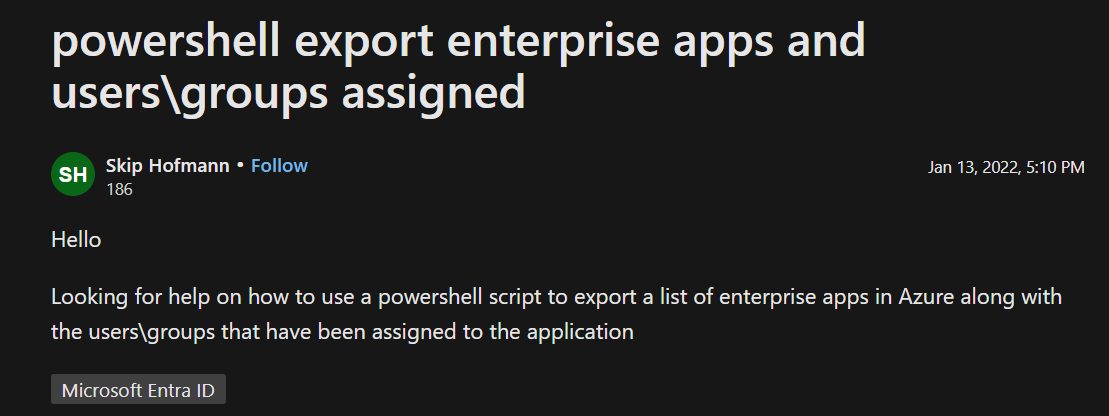 How to get all users and group users from Enterprise Applications in ...